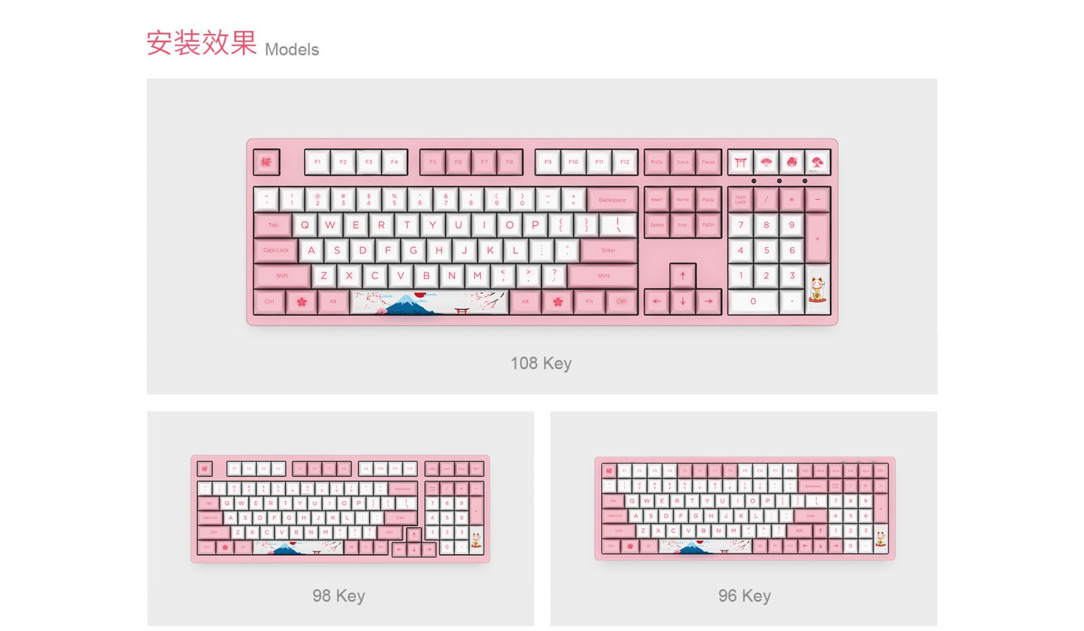 Keycap AKKO World Tour Tokyo PBT sublimation DSA - AKKO Gear