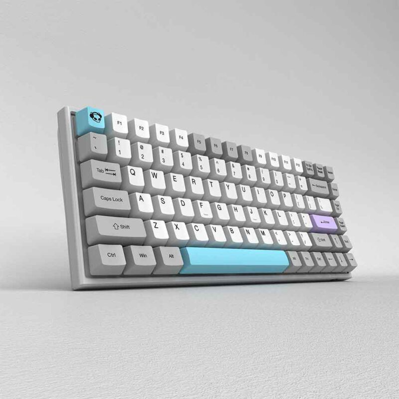 Bàn phím cơ Akko 3084 Silent - Bluetooth 5.0 - Led trắng (Gateron ...