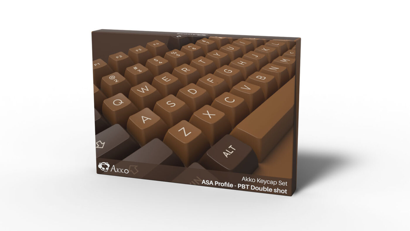 AKKO Keycap set – Chocolate (PBT Double-Shot/ASA profile/178 nút ...