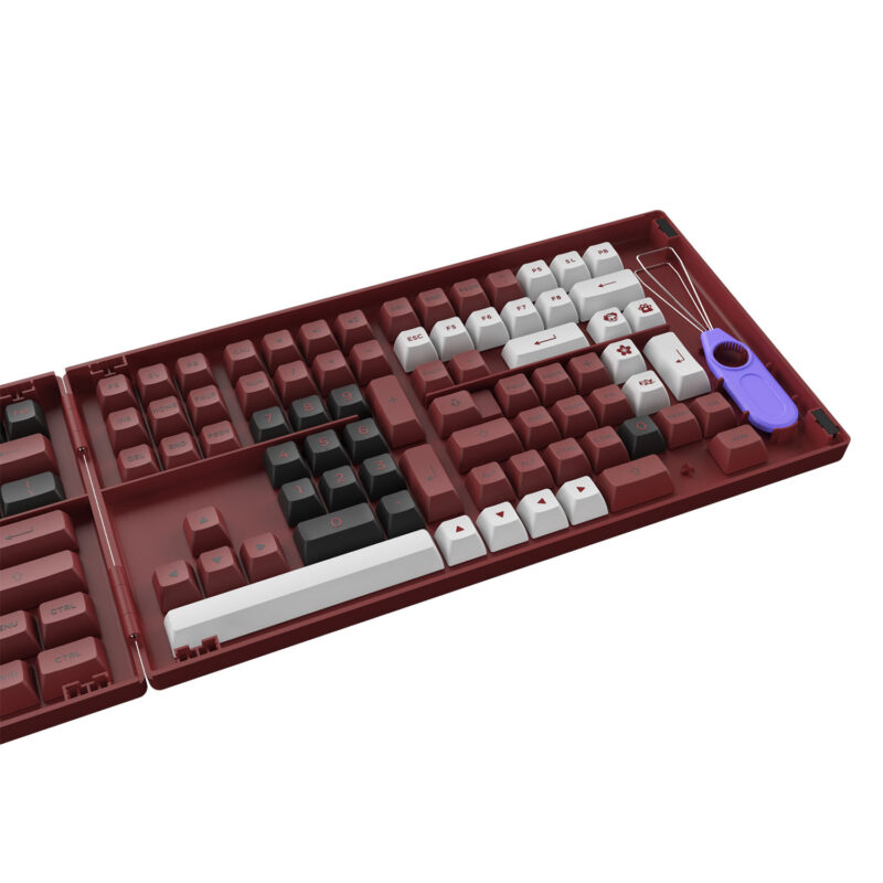 AKKO Keycap set – BRED (PBT Double-Shot/ASA profile/158 nút) - AKKO Gear