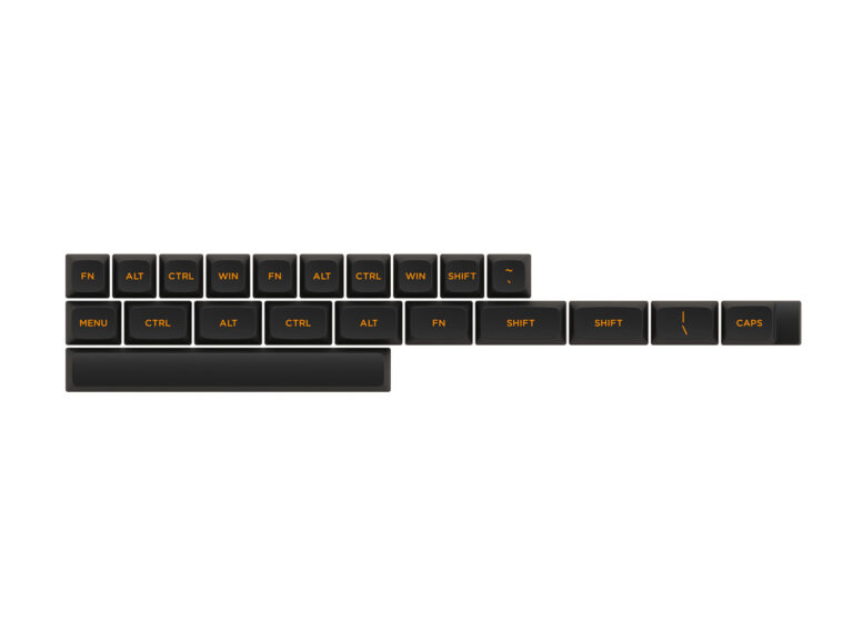 AKKO Keycap set – Carbon Retro (PBT Double-Shot/ASA Low profile/155 nút ...