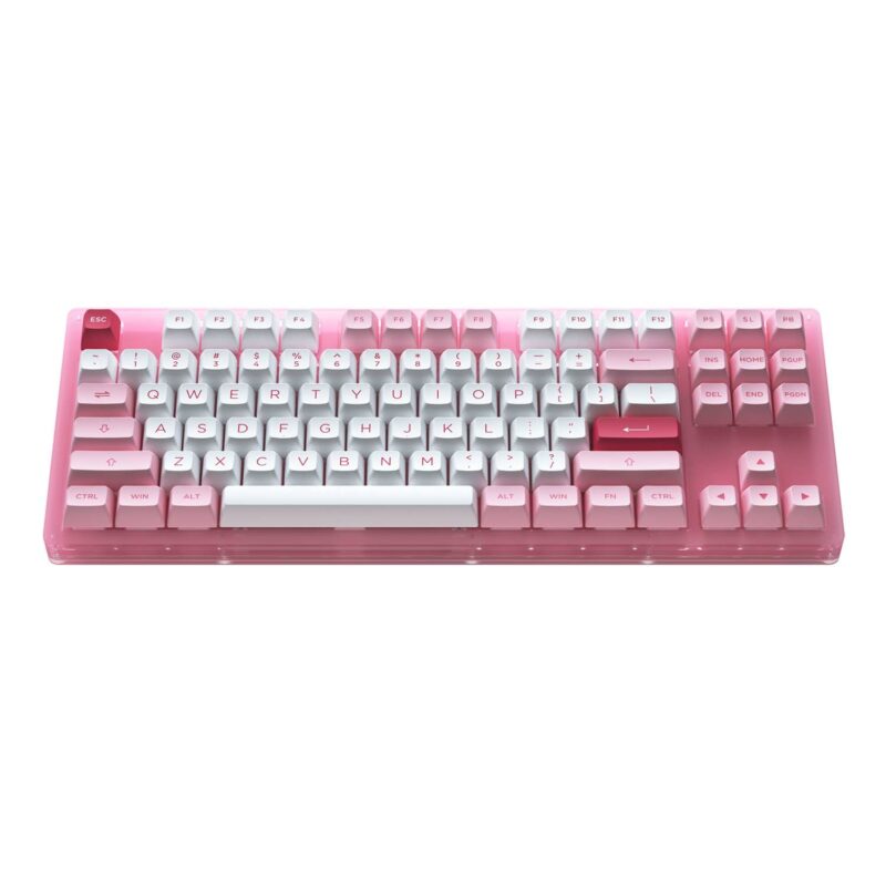 Bàn phím cơ AKKO ACR87 Pink (Hotswap / RGB / AKKO CS sw Jelly Pink ...