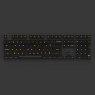 AKKO Clear Keycaps Set v2 - Black (PC / ASA profile / 155 nút) - AKKO Gear