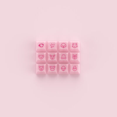 AKKO Keycap set - Pink (PC / ASA-Clear profile / 155 nút) - AKKO Gear