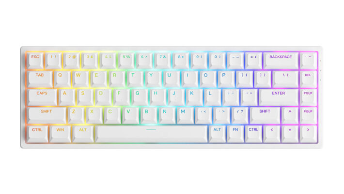 AKKO 3068 v2 RGB – White (Foam tiêu âm / Hotswap / AKKO CS Jelly switch ...