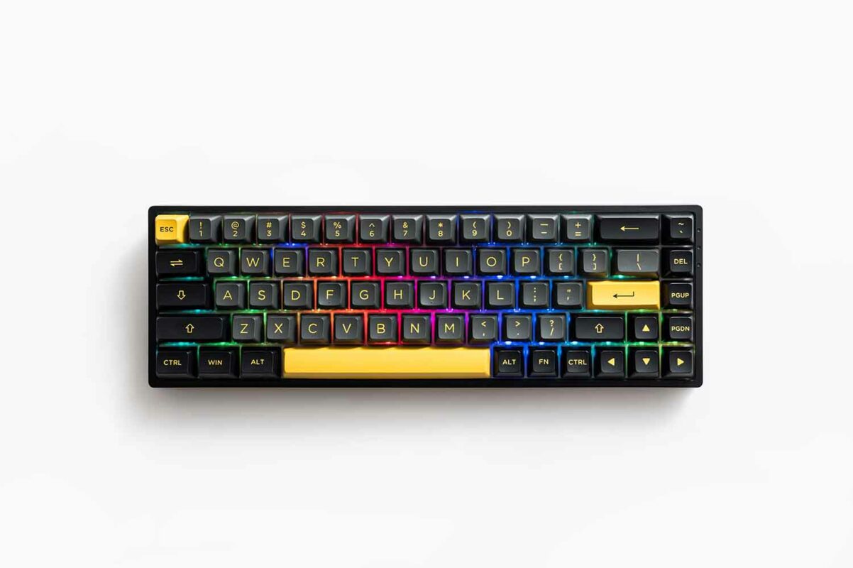 Bàn phím cơ AKKO 3068B Black&Gold (Multi-modes / Hotswap / Foam tiêu âm ...