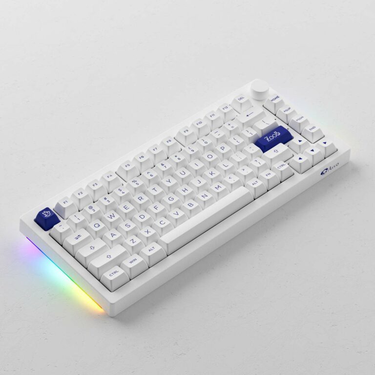 Bàn phím cơ AKKO 5075B Plus Blue on White (Multi-modes / RGB / Hotswap ...