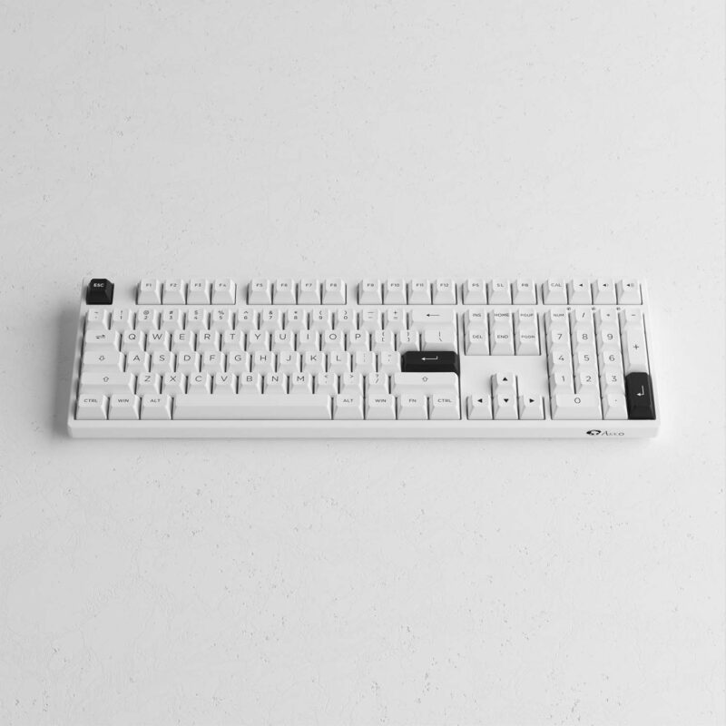 Bàn phím cơ AKKO 3108 RF Black on White (Dual-mode / AKKO sw v3) - AKKO ...
