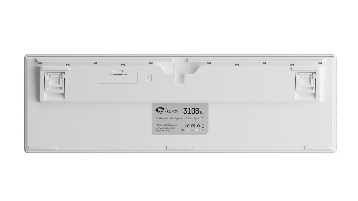 Bàn phím cơ AKKO 3108 RF Black on White (Dual-mode / AKKO sw v3) - AKKO ...