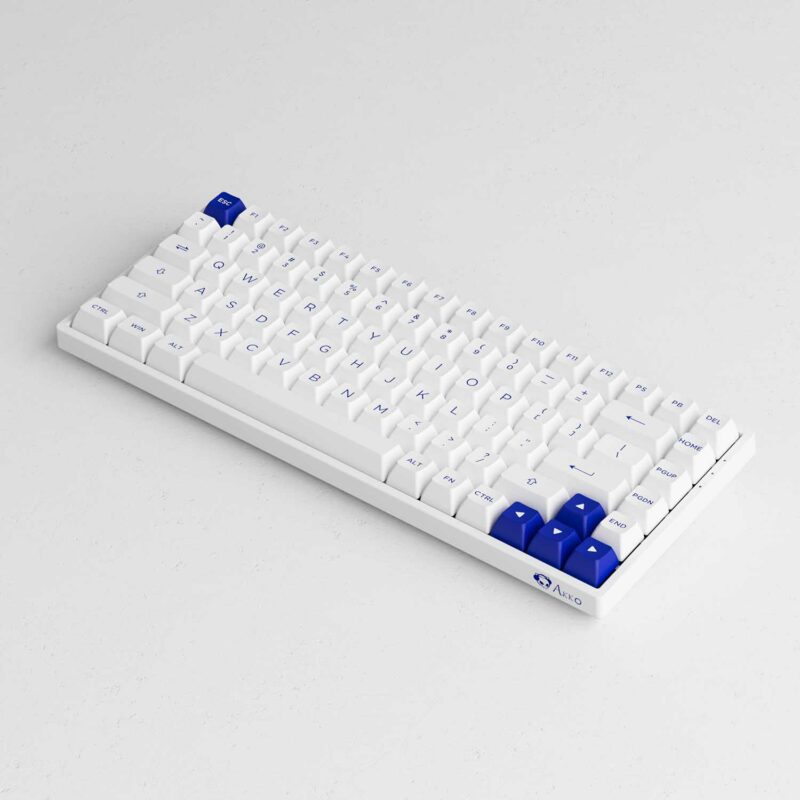 Bàn phím cơ AKKO 3084B Plus Blue on White (Multi-modes / RGB/ Hotswap ...