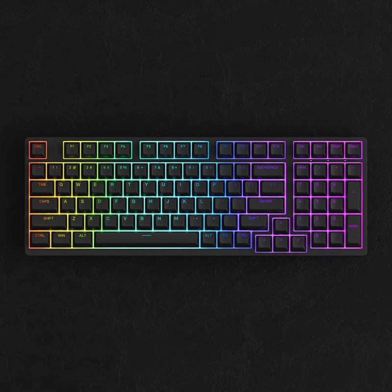 AKKO 3098B Plus Black (Multimodes / RGB / Gasket mount) – AKKO.VN