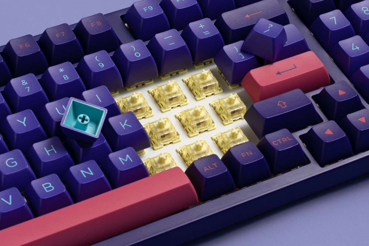 Bàn phím cơ AKKO 3098 NEON (PBT Double Shot/Rainbow LED/ASA profile ...