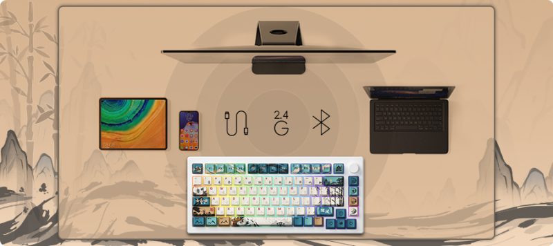 Bàn phím cơ AKKO MOD 007B HE PC Joy of Life (Hotswap,RGB / USB Type C 8K Hz/ Magnetic Switch ...