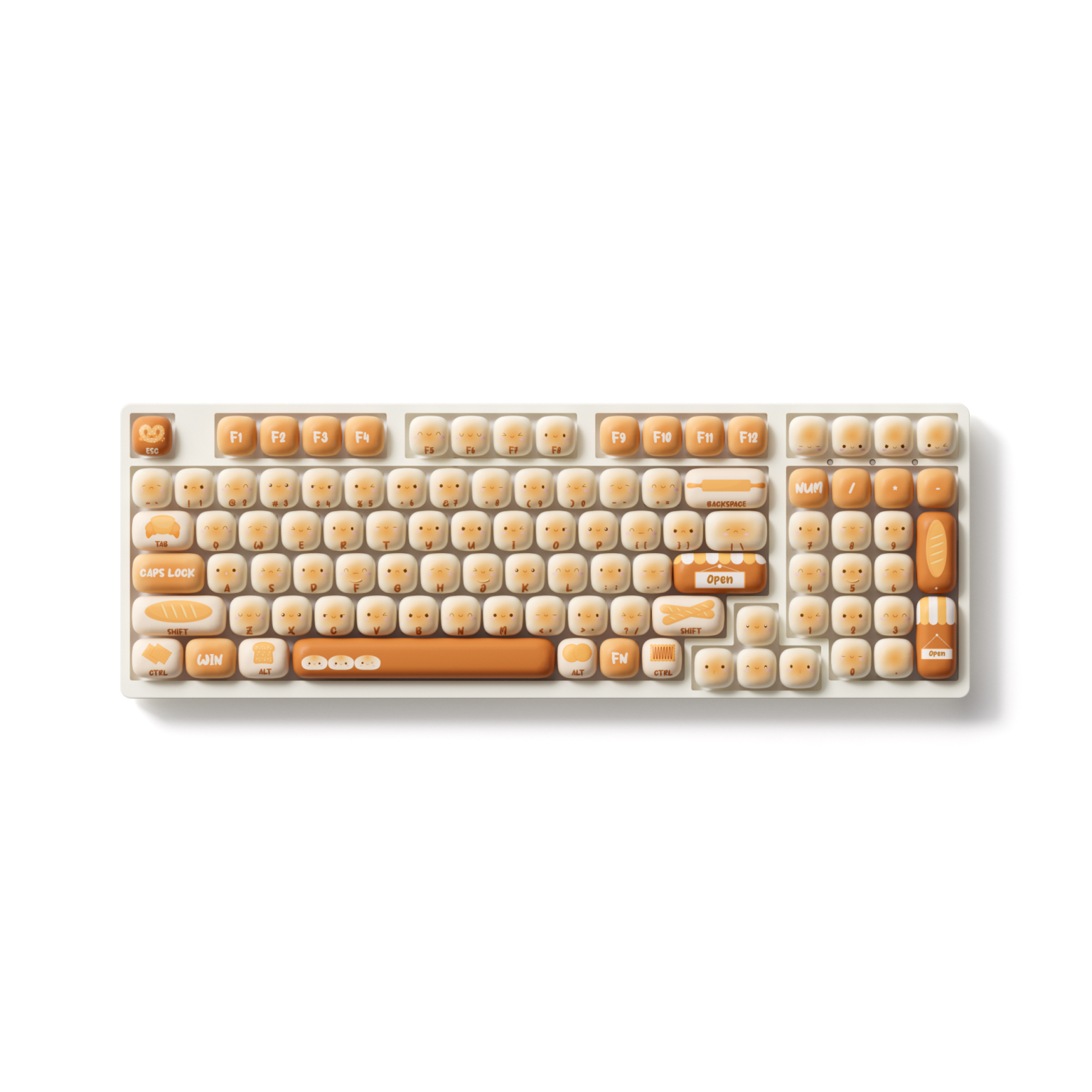 AKKO Keycap set –Bun Wonderland (PBT Dye-subbed / MOG profile / 139 nút ...