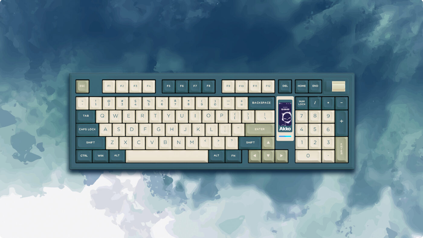 Bàn phím AKKO 5098B Ink Green (RGB / Hotswap / Kailh Ice Cream Pink ...