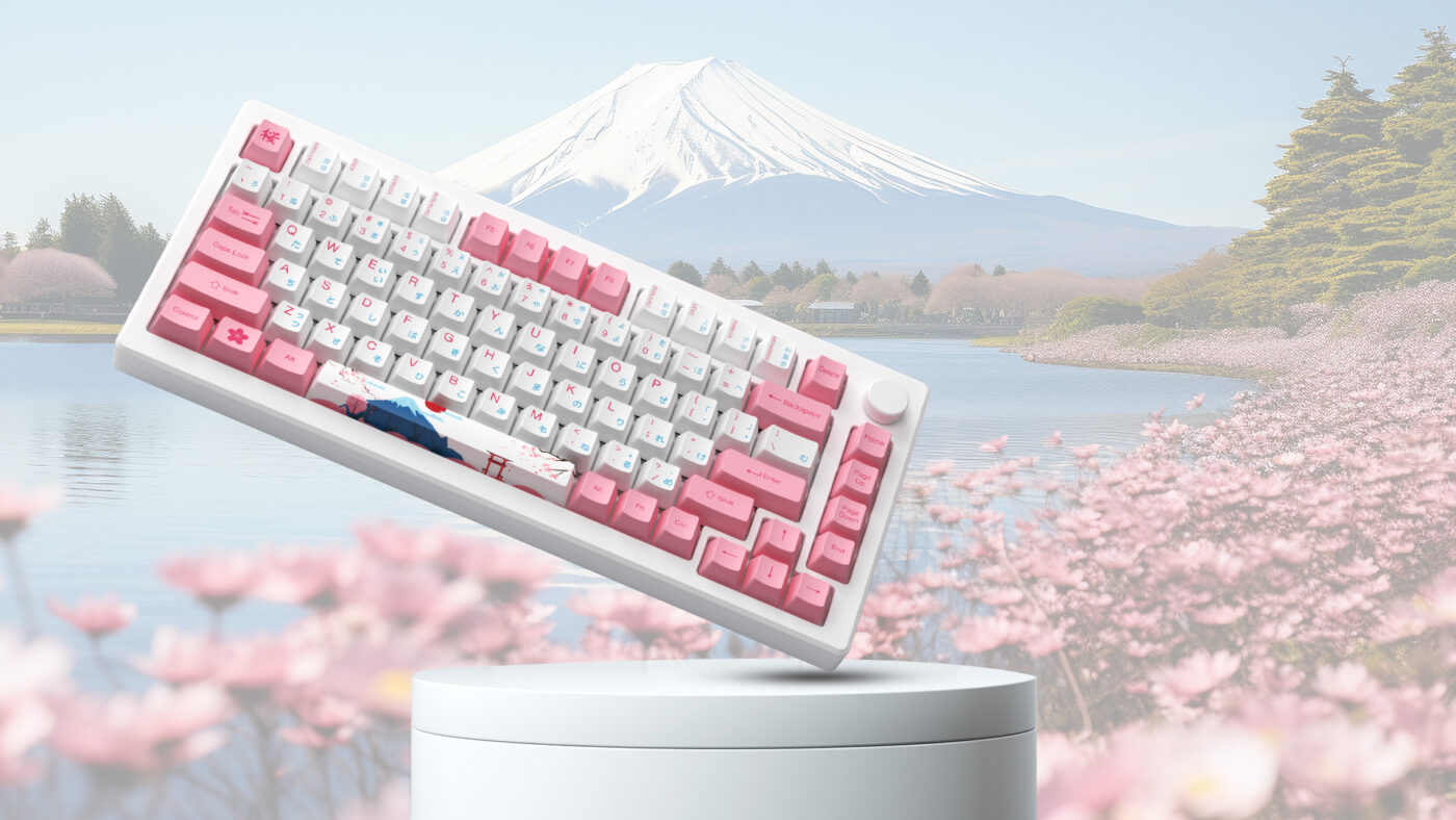 Bàn phím AKKO MOD007B-HE PC Tokyo Sakura Pink Magnetic Switch – AKKO.VN