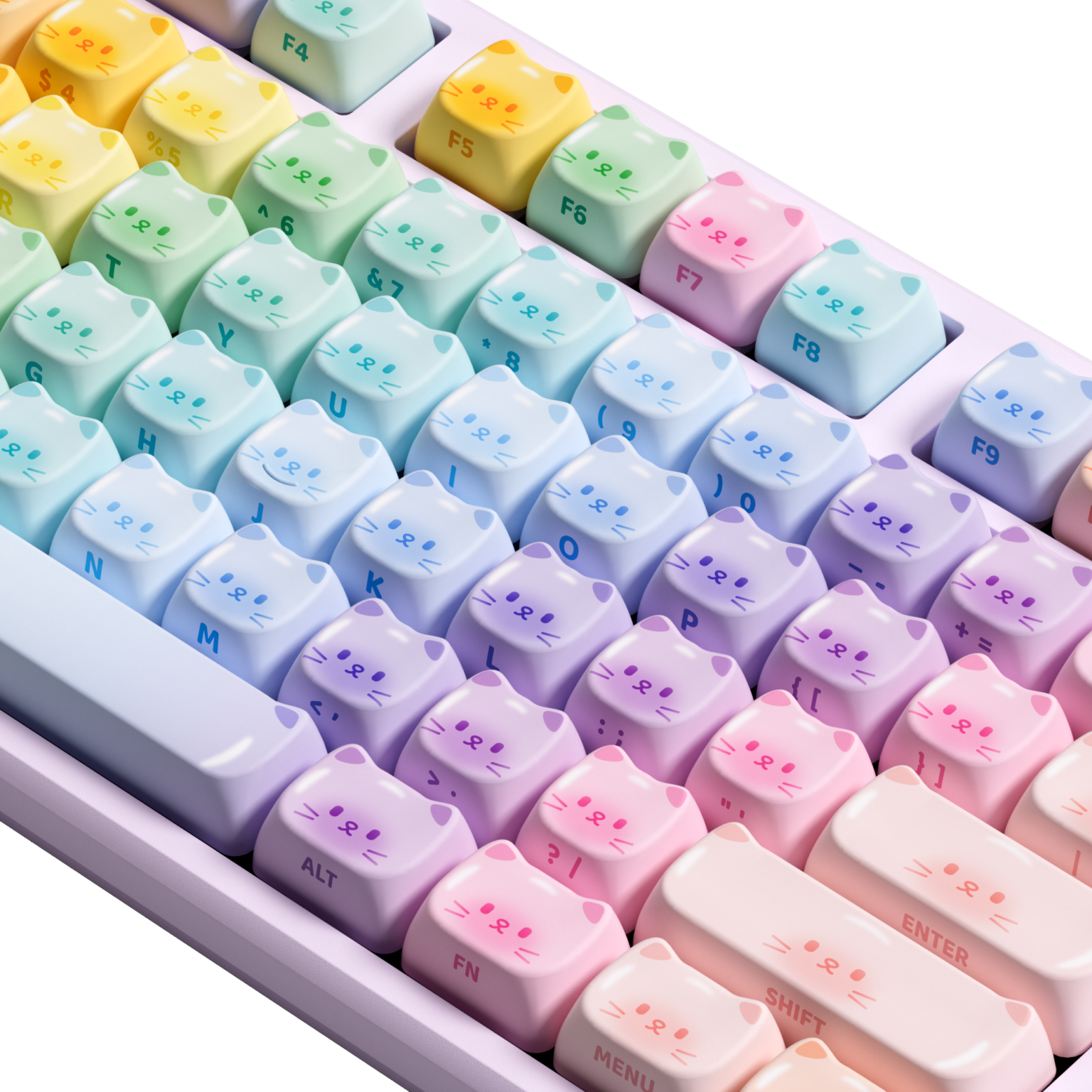 Bàn phím MonsGeek MG108B Colorful Cats Akko Piano Pro (RGB / Hotswap ...