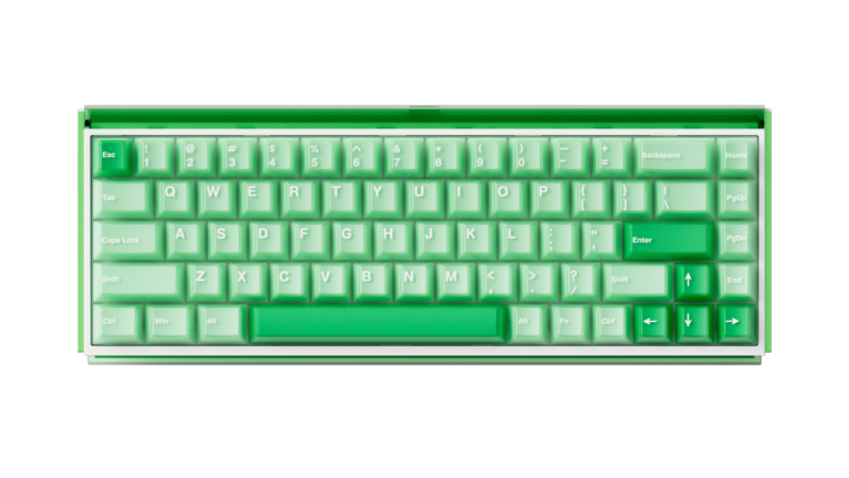 Bàn phím cơ AKKO Ray68 Misty Green - AKKO Gear